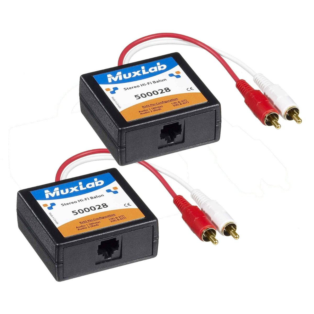 Stereo Hi-Fi Balun, 2-Pack