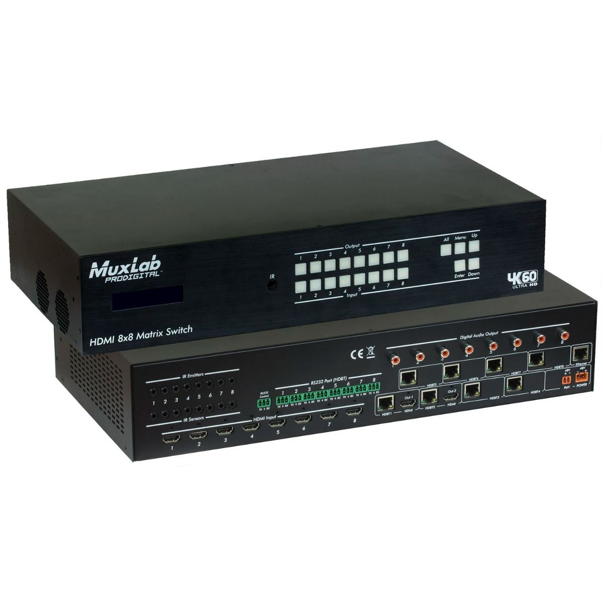 HDMI 8x8 Matrix Switch Kit, HDBT, 4K/60