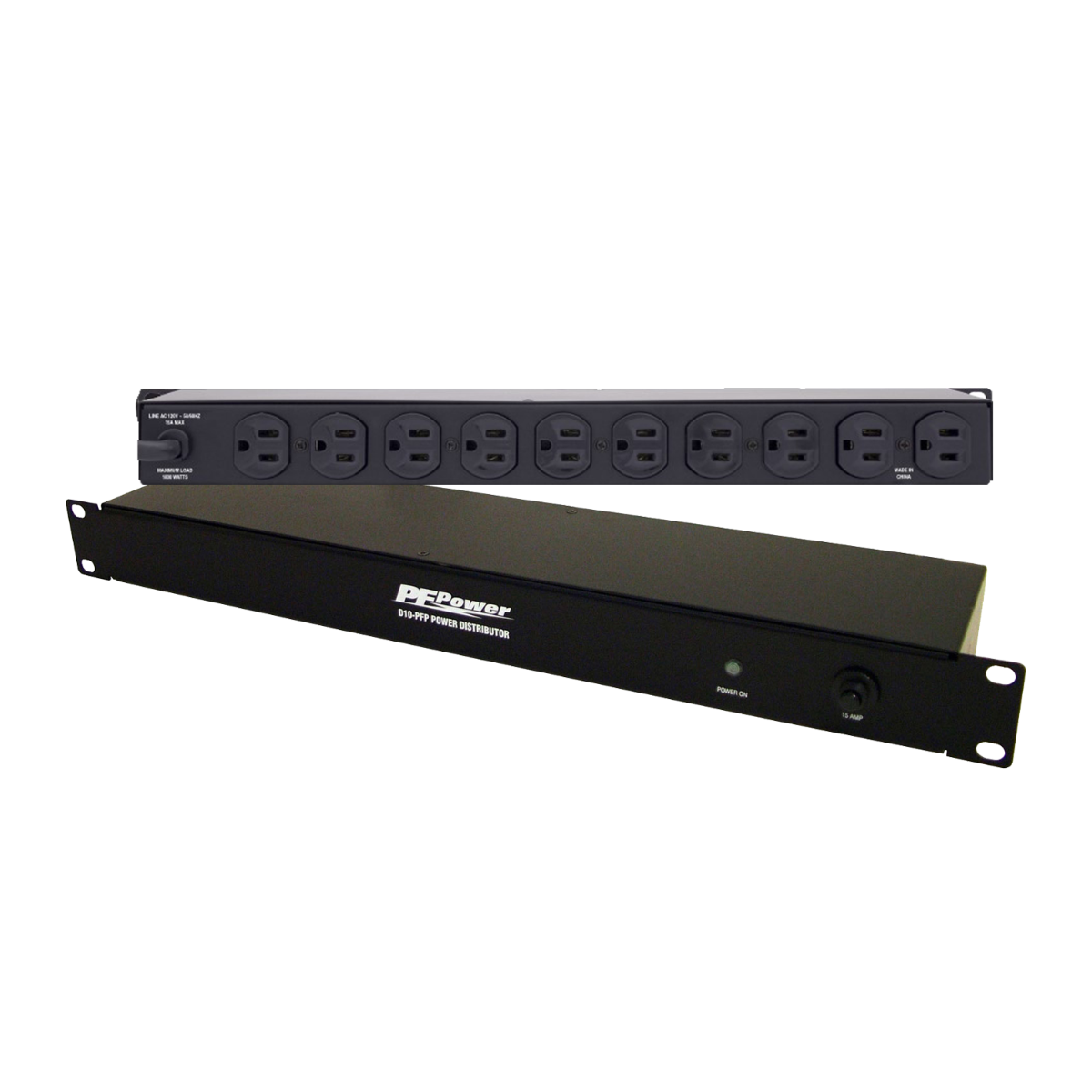 15A Rack Power Distribution (No Surge Protection), 15A Break