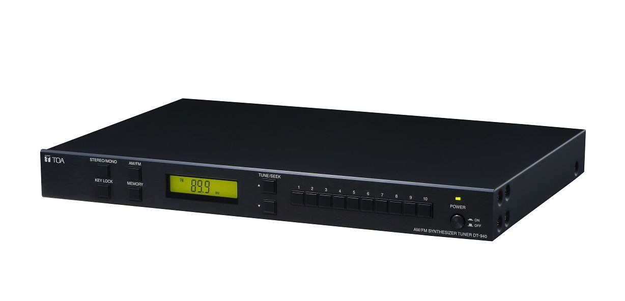 AM/FM radio tuner. 40 receiving channels