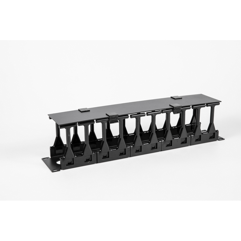 2U Horizontal Finger Duct Cable Manager