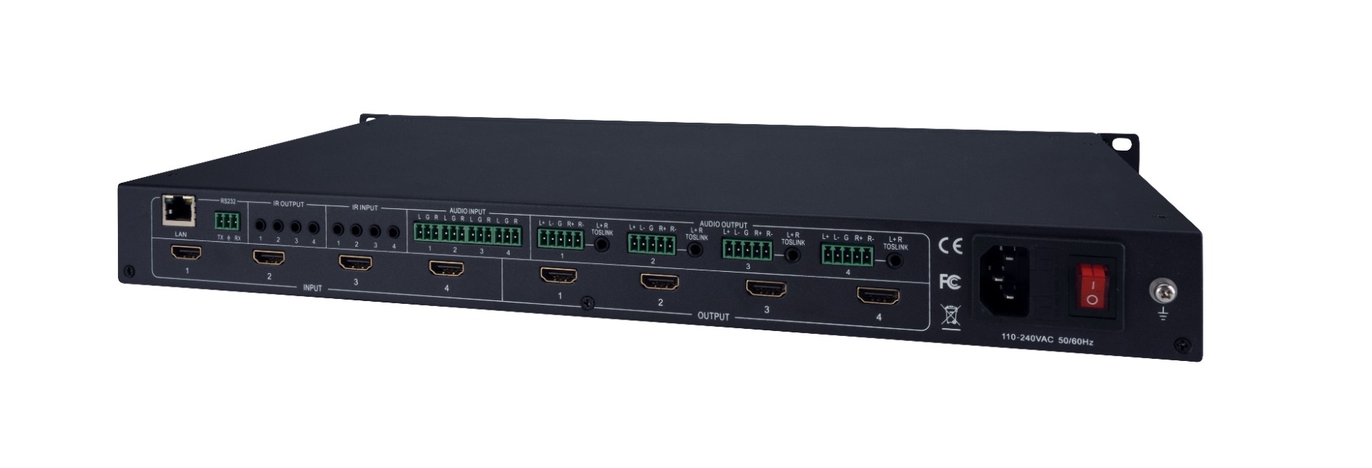 HDMI 4x4 Matrix Video Wall Processor 4K