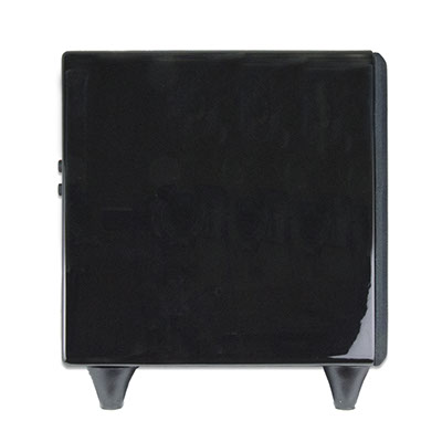 8 in Floor subwoofer Piano Black