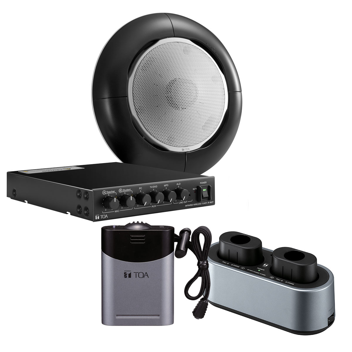 IR Wireless Microphone Classroom Kit - Contains one of each